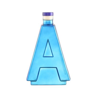 China Super Flint Glass A-Shaped Wine Bottle for Manufactory and Customer Requirements for sale