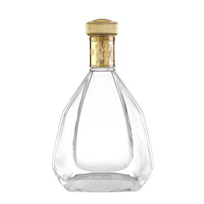 China Super Flint Glass Brandy Liquor Bottle with Customizable Corks and Base Material for sale
