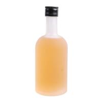 China Soda All Size Colored Matte Black Transparent Glass Wine Bottle 200ml 375ml 500ml 750ml with Stopper Stocked for sale