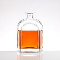 China Super Flint Glass Base Material Custom Amber Glass Swing Top Bottles for Craft Liquor for sale