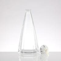 China Super Flint Glass Bottle with Customize Sealing Type 100ml 200ml 350ml 500ml Flat Shaped for sale