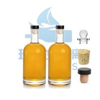 China 300ml Private Label Glass Liquor Bottles for Alcoholic Beverage Vodka Liquid Spirit for sale