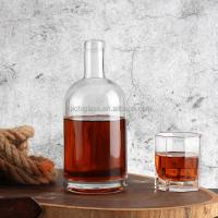 China 300ml Private Label Glass Liquor Bottles for Alcoholic Beverage Vodka Liquid Spirit for sale