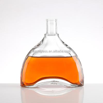 China Champagne Glass Bottle for Customized Sealing of XO Brandy and Vodka for sale
