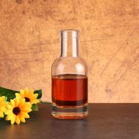 China Transparent 250ml 8oz Glass Water Bottle for Juice Milk Liquor Swing Top Included for sale