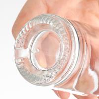 China Transparent 250ml 8oz Glass Water Bottle for Juice Milk Liquor Swing Top Included for sale