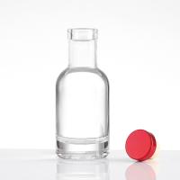 China Transparent 250ml 8oz Glass Water Bottle for Juice Milk Liquor Swing Top Included for sale