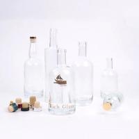 China Customized Custom Make Excellent Printing Color Glass Bottle for Vodka Gin Whiskey for sale