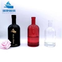 China Customized Custom Make Excellent Printing Color Glass Bottle for Vodka Gin Whiskey for sale