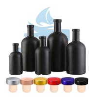 China Clear Glass Bottle for 50ml 100ml 150ml 200ml 375ml 500ml 750ml Vodka Wine Whiskey for sale