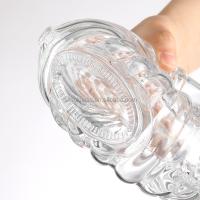 China Production of 750ml Brandy Glass Bottle with Cap in Super Flint Glass Material for sale