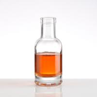 China Hot Stamping 100ml 120ml Glass Bottle for Vodka Gin Whiskey Surface Handling for sale