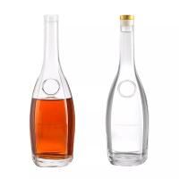 China Custom Make 100ml Arizona 750ml Extra Flint 350ml Glass Liquor Bottle with Screw Cap for sale