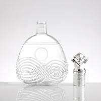 China 100Ml 200Ml 330Ml 500Ml 750Ml 1000Ml Empty Presenter Vodka Whisky Gin Tequila Brandy Rum Glass Bottles for sale