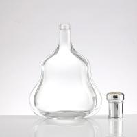 China 500ml Gourd Glass Liquor Bottle for Whiskey Vodka Body Material Super Flint Glass for sale