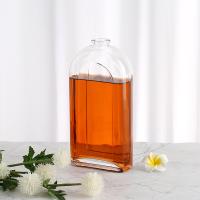 China Transparent Custom Whiskey Bottle for Liquor and Alcoholic Beverages Manufacture for sale