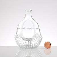 China 350ml 500ml 750ml Wine Bottle with Cap and Customized Logo Made of Super Flint Glass for sale