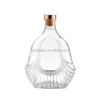 China 350ml 500ml 750ml Wine Bottle with Cap and Customized Logo Made of Super Flint Glass for sale