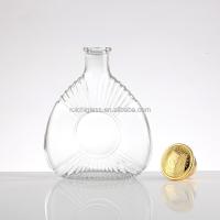 China Custom Design 350ml 500ml 750ml Brandy Bottle Customized Sealing Type with Cap for sale