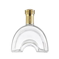 China 680 700ml Round Gin Rum Tequila Whisky Glass Vodka Bottle for Industrial Beverage for sale