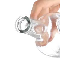 China Super Flint Glass Luxury Brandy Glass Bottle for Whiskey Vodka XO for sale