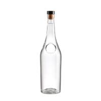 China Super Flint Glass Luxury Brandy Glass Bottle for Whiskey Vodka XO for sale