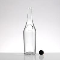 China Super Flint Glass Luxury Brandy Glass Bottle for Whiskey Vodka XO for sale