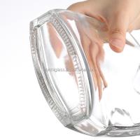China Latest Luxury Styles Surface Handling Hot Stamping 350ml 500ml 750ml Glass Drinking Bottle for sale