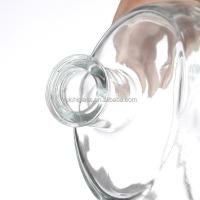China Transparent Whisky Glass Bottle for Spirits 500ml Capacity and High Durability for sale