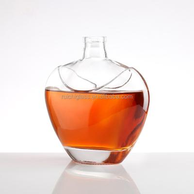 China 500ml 750ml Glass Bottles for Party Custom Design and Aluminum Plastic PP Collar Material for sale