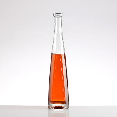 China Custom Transparent 750ml Glass Bottle for Whisky Rum Gin Liquor Sealing Type Customize for sale