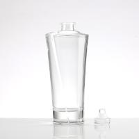 China 70cl Empty Twisted Glass Bottle for Vodka Whisky Gin Brandy Liquor Empty Bottle for sale