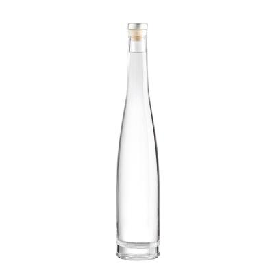 China Empty Liquor Glass Bottle with Lid and Aluminum Plastic PP Collar Material for sale