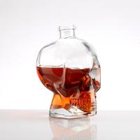 China Collar Material Aluminum Plastic PP 500ml 750ml 1000ml Glass Bottle for Vodka Whiskey for sale