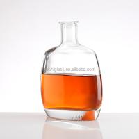 China Beverage Industrial Top Grade Smooth Whisky Glass Bottles with Cork for sale