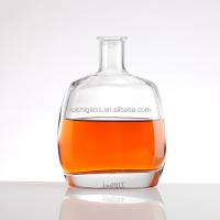 China Beverage Industrial Top Grade Smooth Whisky Glass Bottles with Cork for sale