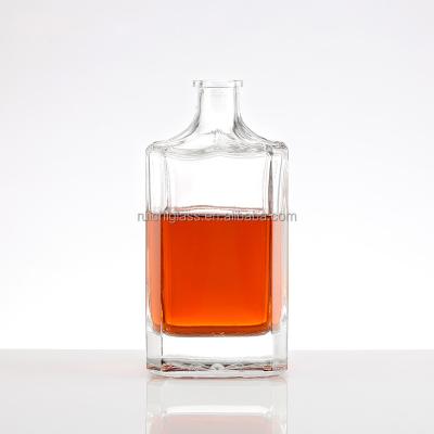China Upgrade Your Spirits Packaging with the Most Popular Style Embossed Whisky Glass Bottles for sale