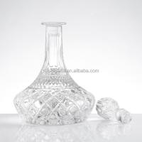 China Hot Stamping Top Grade Embossed Whisky Glass Bottle for Luxury Spirits Packaging for sale