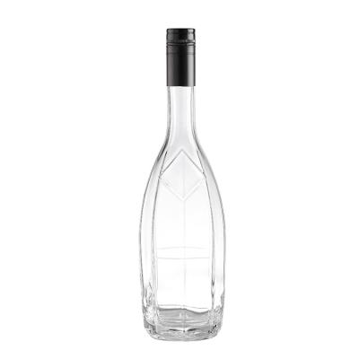 China Frosted Glass Bottle for Vodka Gin Whisky 50ml 100ml 200ml 250ml 500ml 700ml 750ml 1L for sale