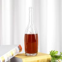 China Frosted Glass Bottle for Vodka Gin Whisky 50ml 100ml 200ml 250ml 500ml 700ml 750ml 1L for sale
