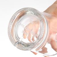 China Body Material Super Flint Glass 500ml 700ml 750ml Cut Glass Liquor Bottle for Alcohol for sale