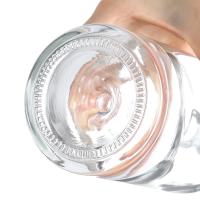 China 100ml 200ml 375ml 500ml 750ml Round Clear Frosted Vodka Glass Bottle Super Flint Glass for sale