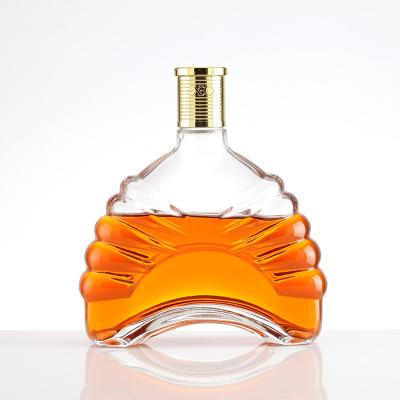 China 500ml 700ml 750ml Vodka Glass Bottle for Liquor Made of Super Flint Glass Base Material for sale
