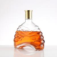 China 500ml 700ml 750ml Vodka Glass Bottle for Liquor Made of Super Flint Glass Base Material for sale