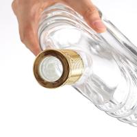 China 500ml 700ml 750ml Vodka Glass Bottle for Liquor Made of Super Flint Glass Base Material for sale