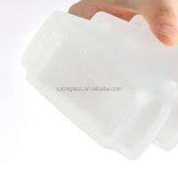 China Fancy Custom Design Unique Shape 350ml 500ml 700ml Glass Liquor Bottle for Champagne for sale