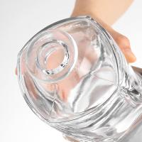 China Super Flint Glass Body Beautiful Vodka Whiskey Decanter 50ml 250ml 500ml 750ml 1000ml for sale