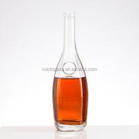 China Exquisite Custom Design 300ml 500ml Vodka Whiskey Glass Liquor Bottle for Supply for sale