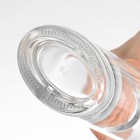 China Hot Stamping 200ml 500ml 750ml Round Empty Glass Spirit Bottles for Whisky Liquor for sale