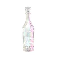 China 375ml 500ml 750ml Clear Glass Whisky Vodka Bottle with Cork for sale